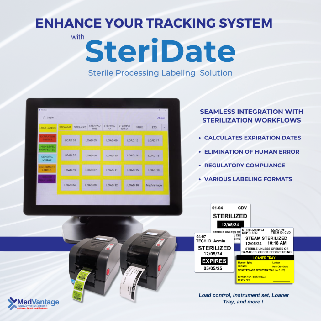 How SteriDate Enhances Your Sterilization Tracking System - MedVantage